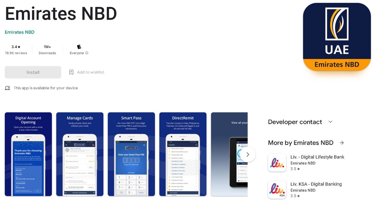 Emirates NBD Balance inquiry: Check Account Balance & Unblocked Debit ...