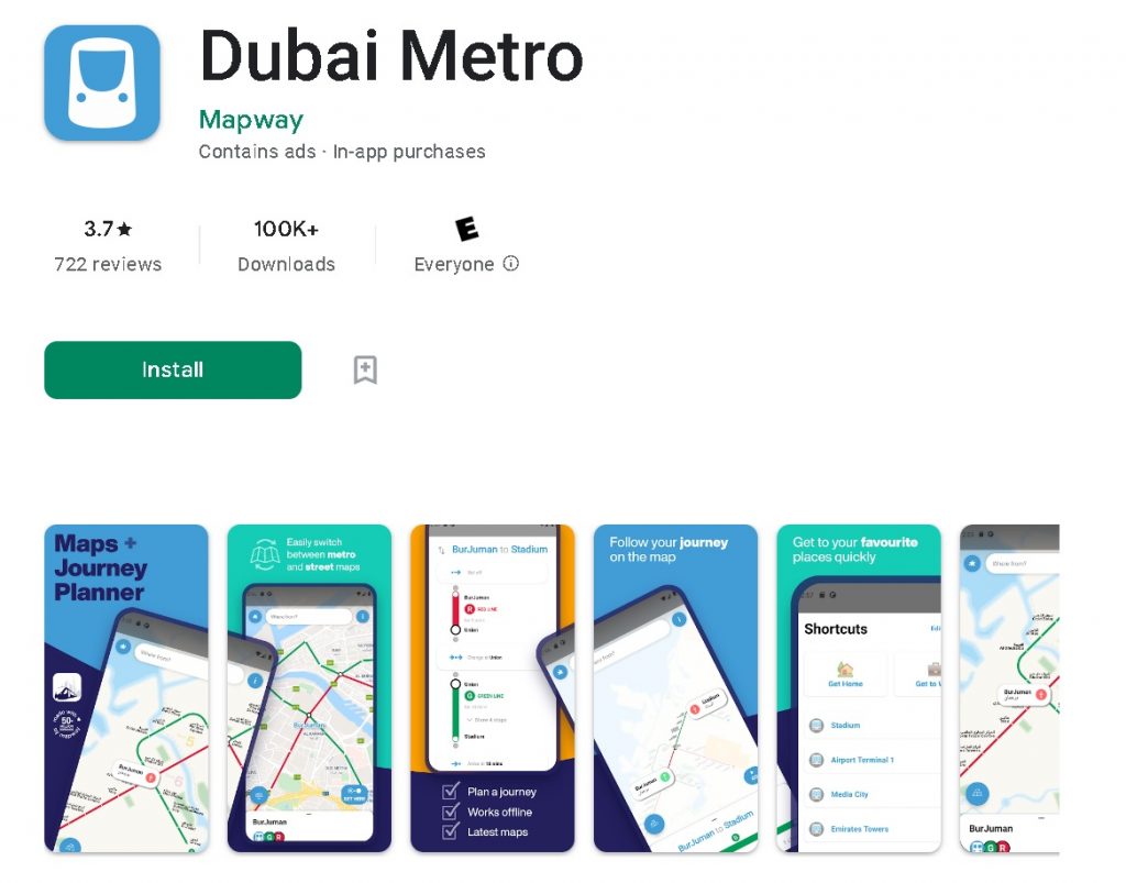 Metro Station Near Me - Nearest Metro Station In Dubai With Map ...