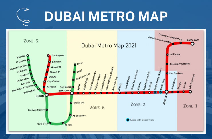 Metro Station Near Me - Nearest Metro Station In Dubai With Map - Gulfinside
